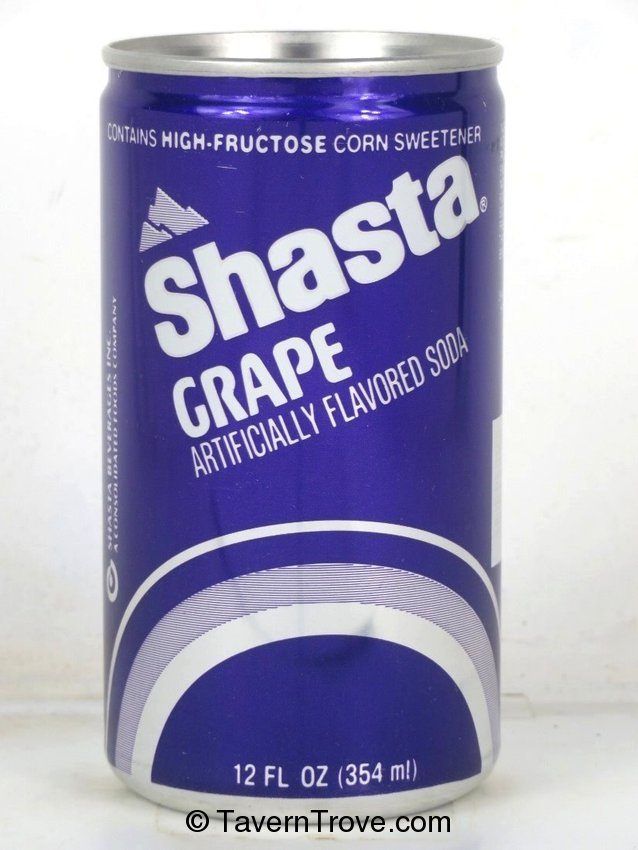 Item #98790 1977 Shasta Grape Soda 12oz Can "22" Tab Top Can