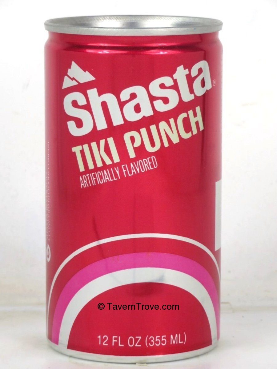 Item #98793 2023 1977 Shasta Tiki Punch 12oz Can Tab Top Can