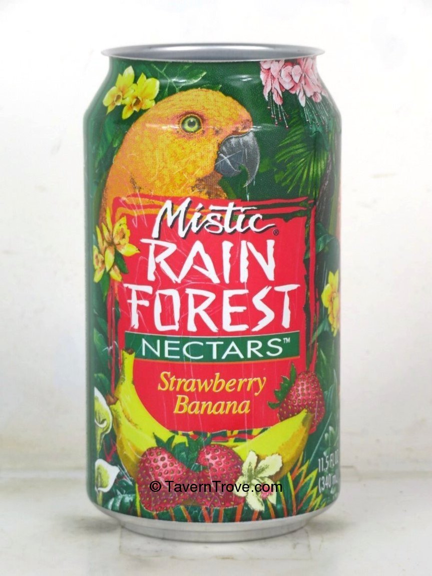Item #98990 1997 Mystic Rainforest Strawberry Banana 12oz Can Tab Top Can