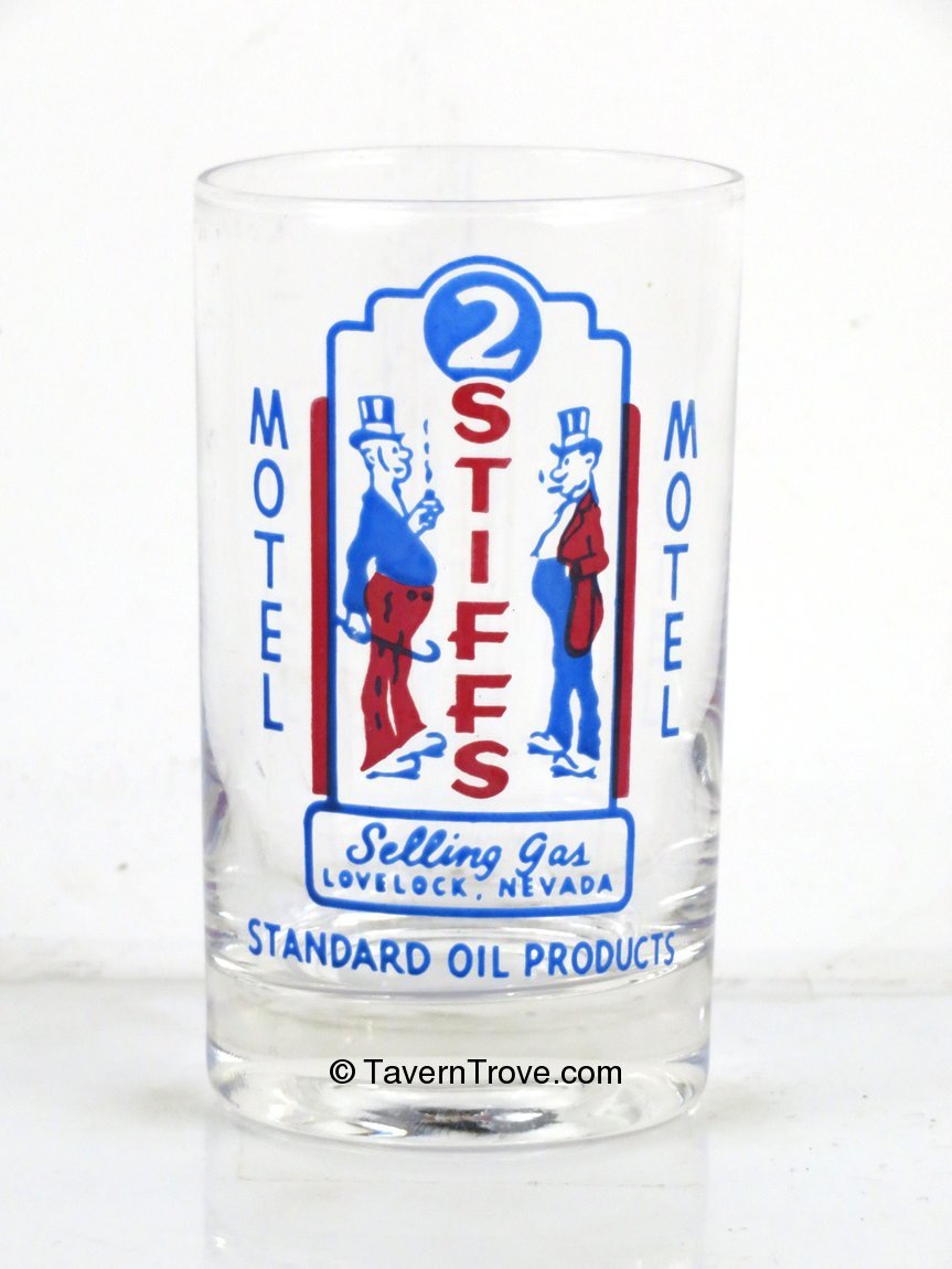 Item #96437 1955 Two 2 Stiffs Motel & Standard Oil, Lovelock, Nevada ...