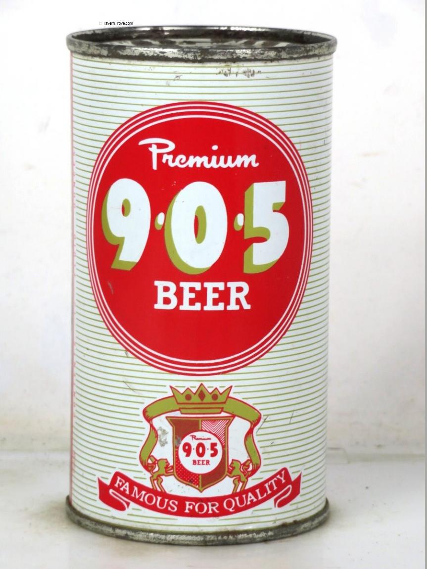 Item #103265 1962 9*0*5 Premium Beer (905 Brewery) Flat Top Can 103-20