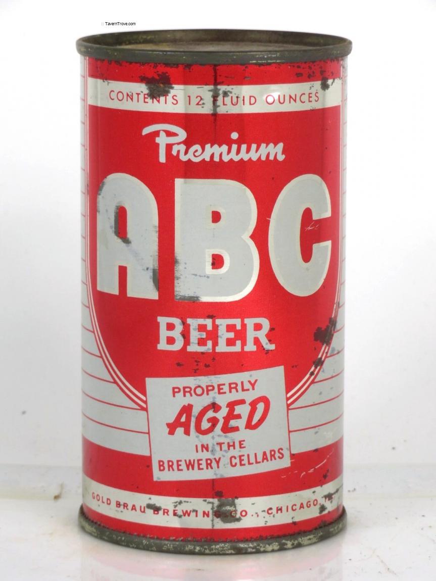 Item #7980 1960 ABC Beer Flat Top Can 28-06