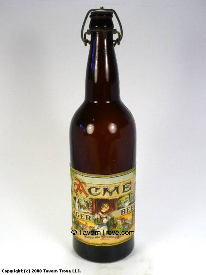 Item #46616 1935 Acme Lager Beer Bottle
