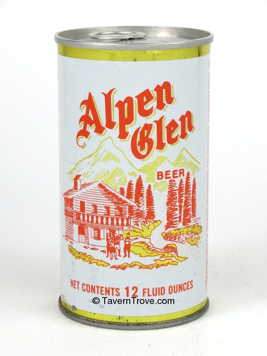 Item #46 1969 Alpen Glen Beer Tab Top Can T32-28