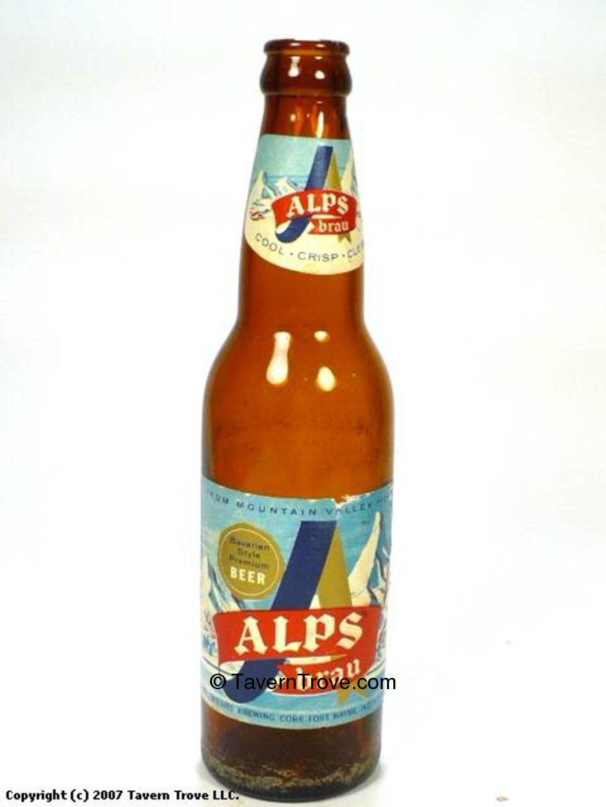Item #33758 1960 Alps Brau Beer Bottle