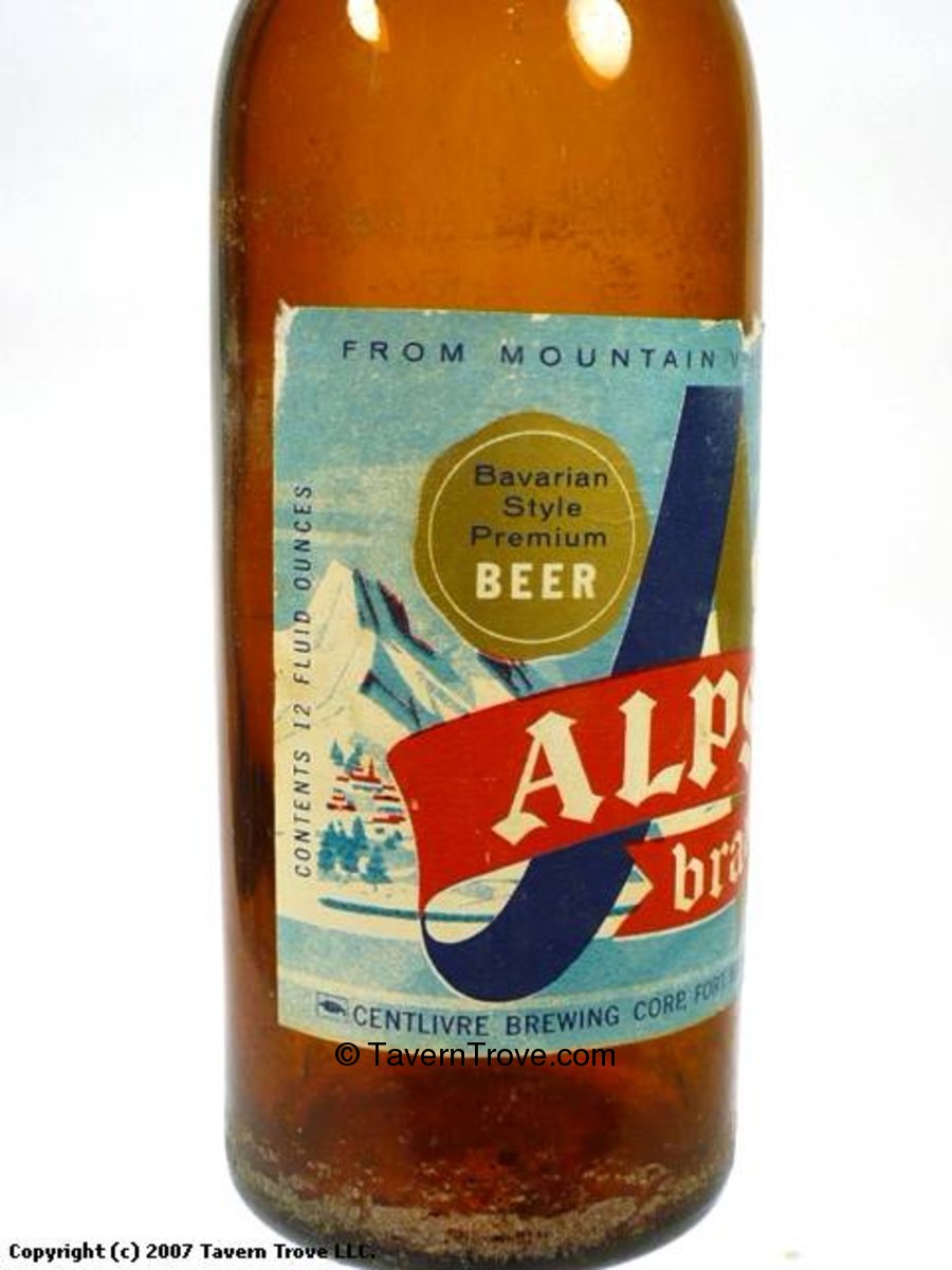 Item #33758 1960 Alps Brau Beer Bottle