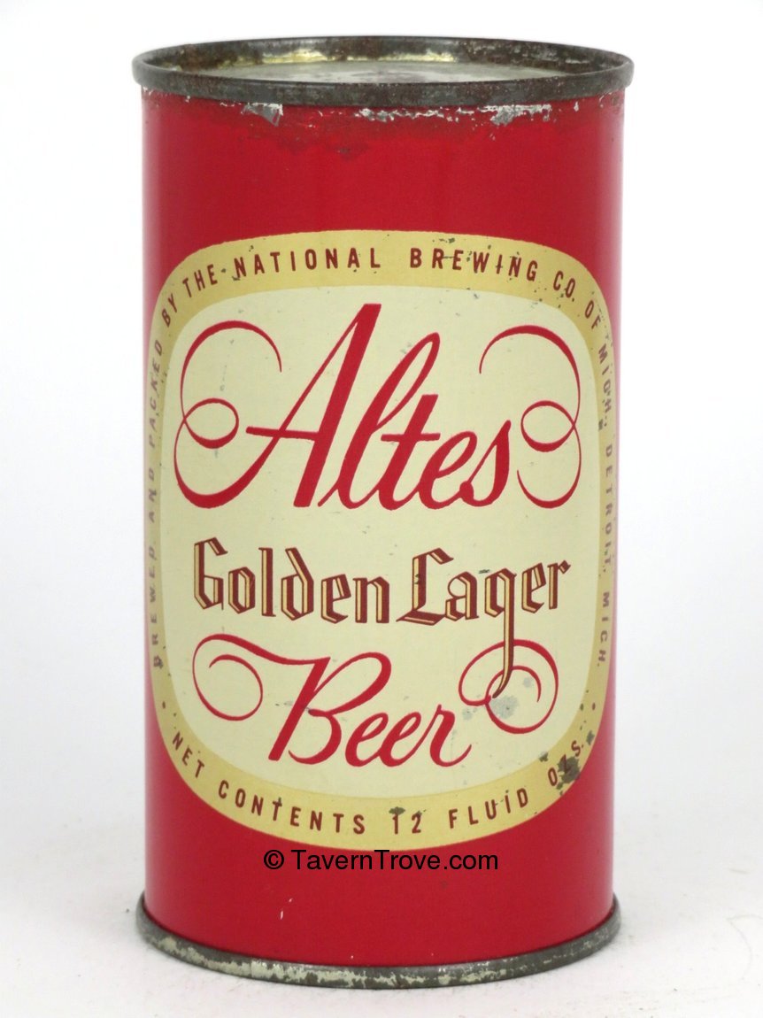 Item #4135 1959 Altes Golden Lager Beer Flat Top Can 31-04.2