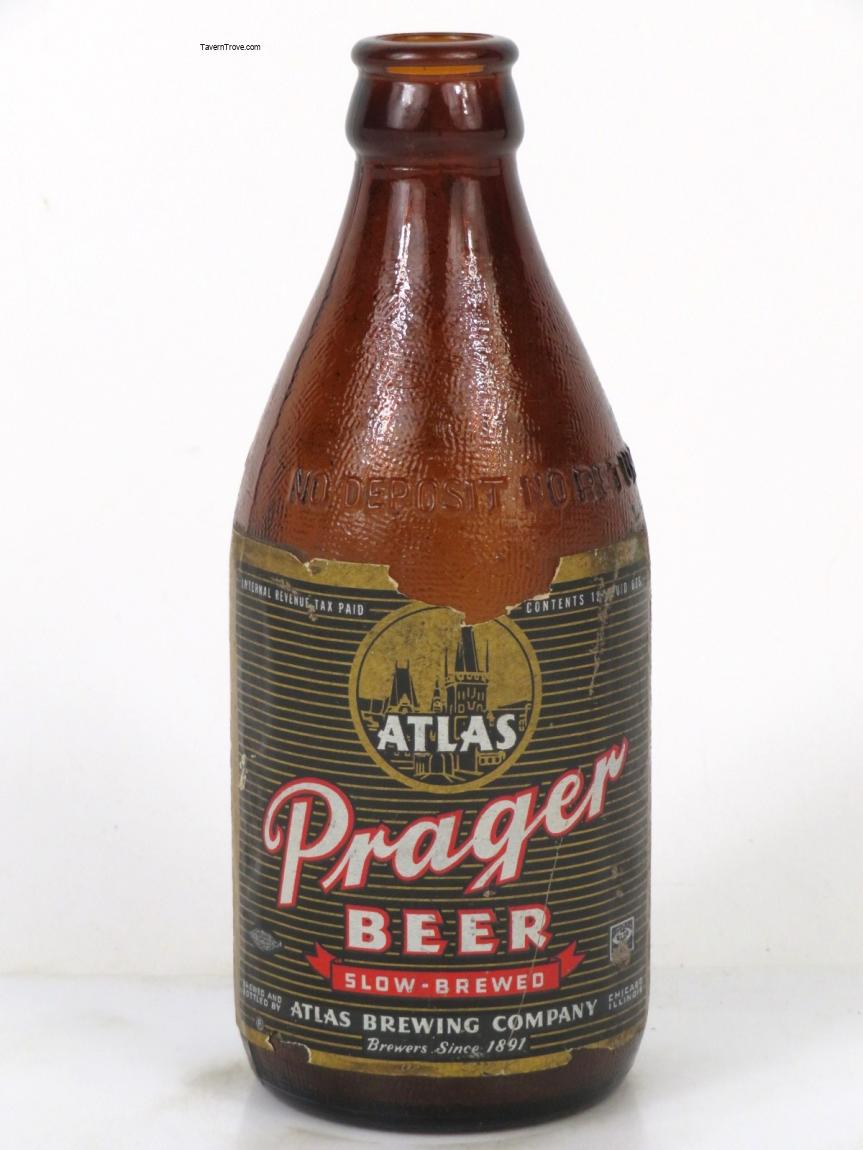 Item #98895 1942 Atlas Prager Beer Stubby Bottle