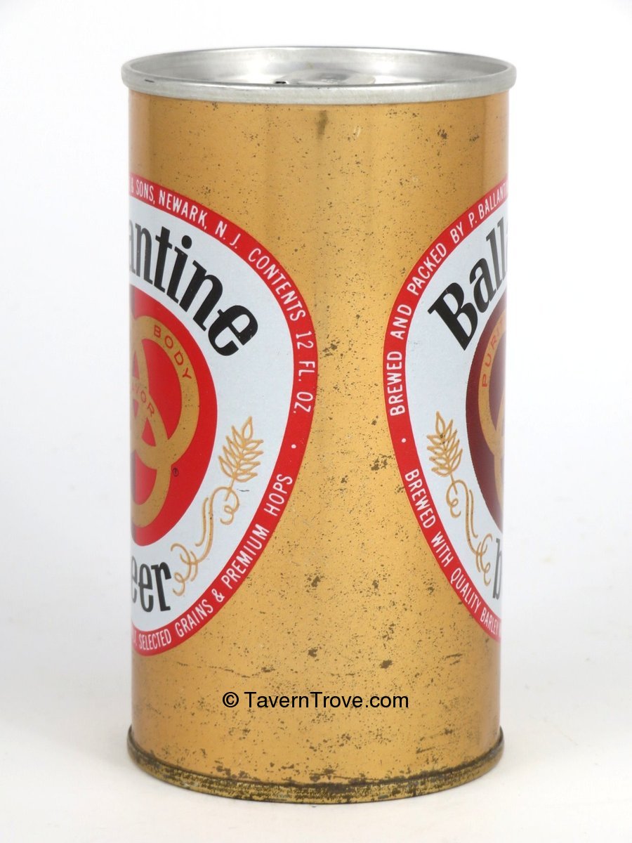 Item #27639 1964 Ballantine Beer Tab Top Can T36-30.2