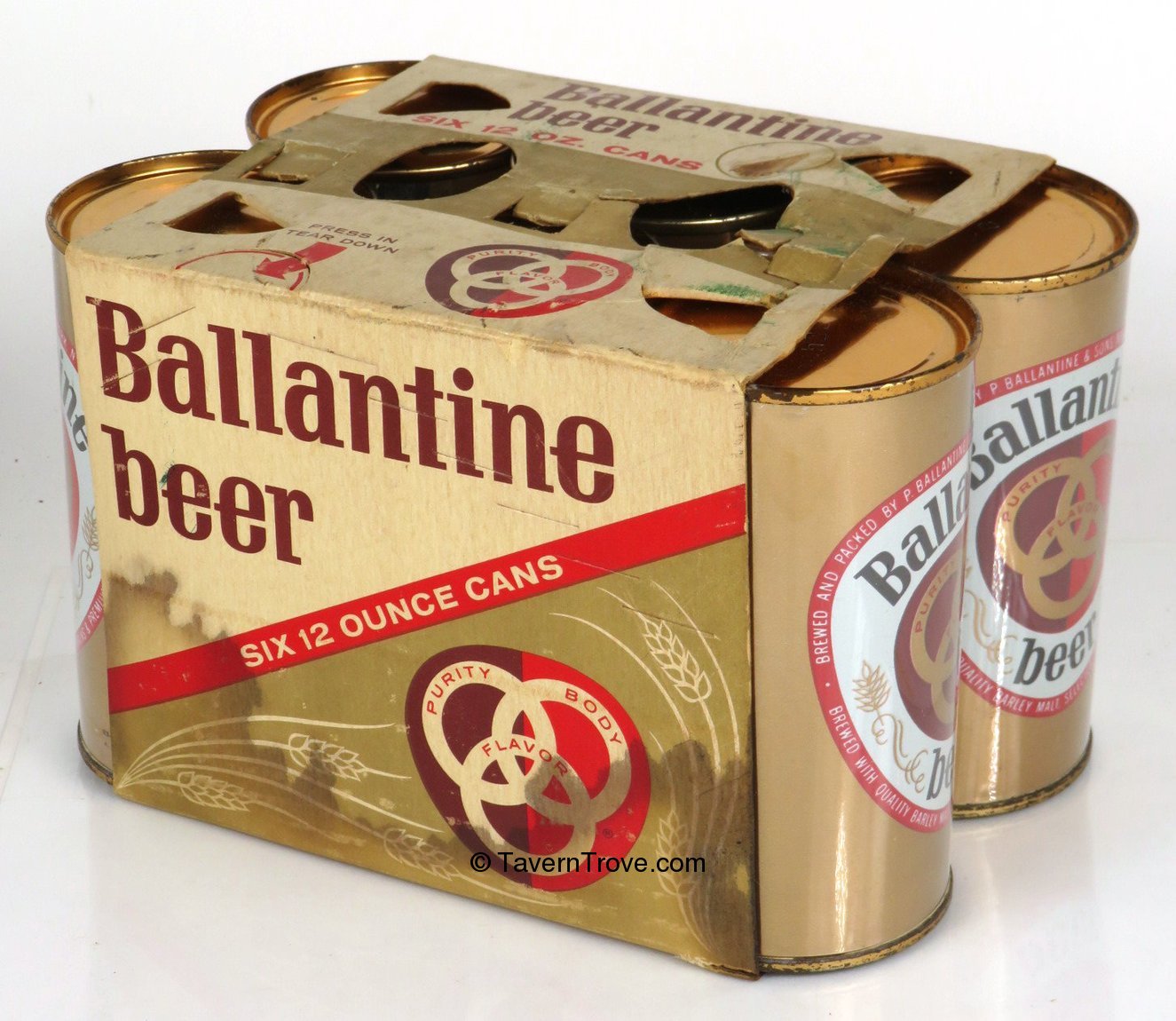 Item #35259 1961 Ballantine Beer Six Pack Six-pack Holder
