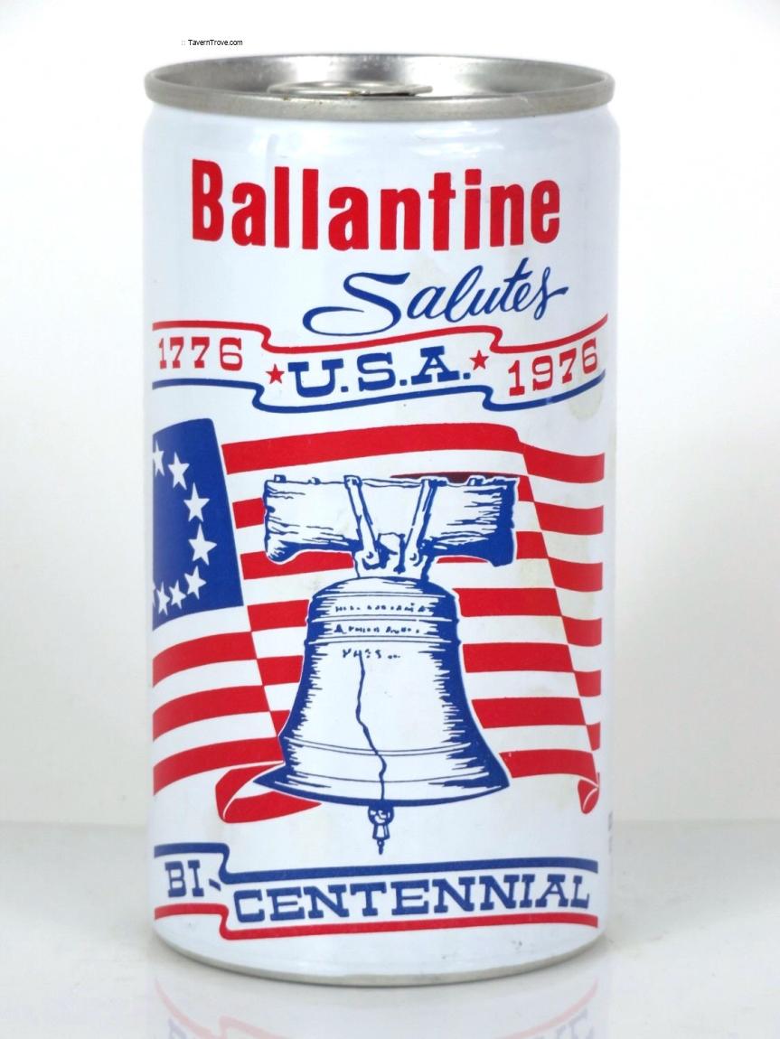 Item #101763 1976 Ballantine Bi-Centennial Beer Tab Top Can T37-21