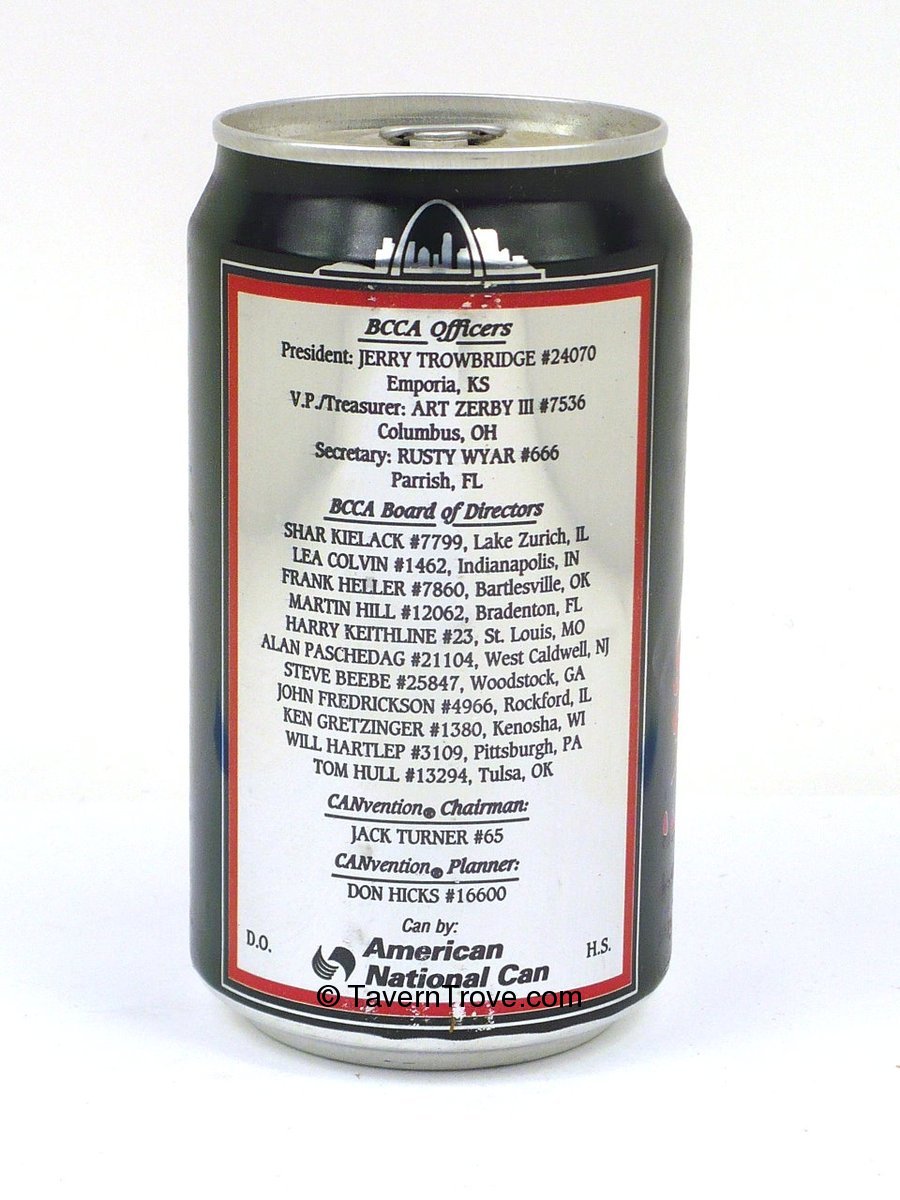 Item #10195 1995 BCCA 1995 Canvention can Tab Top Can T208-14