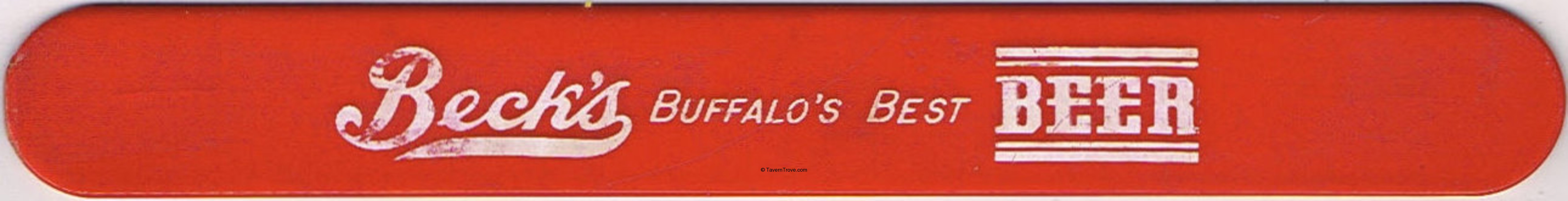 Item #87950 1941 Beck's Beer Foam Scraper