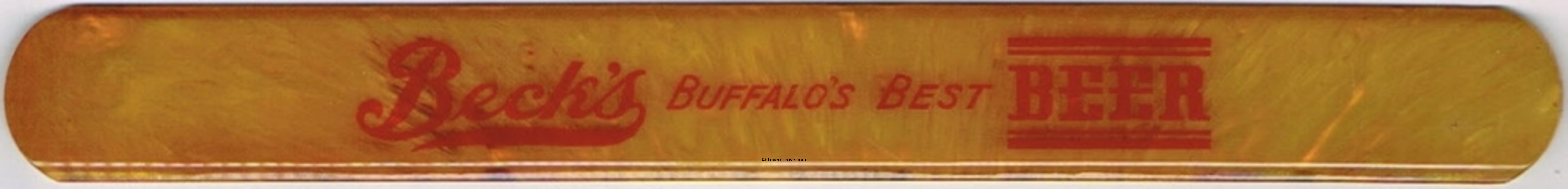 Item #87944 1935 Beck's Beer Foam Scraper