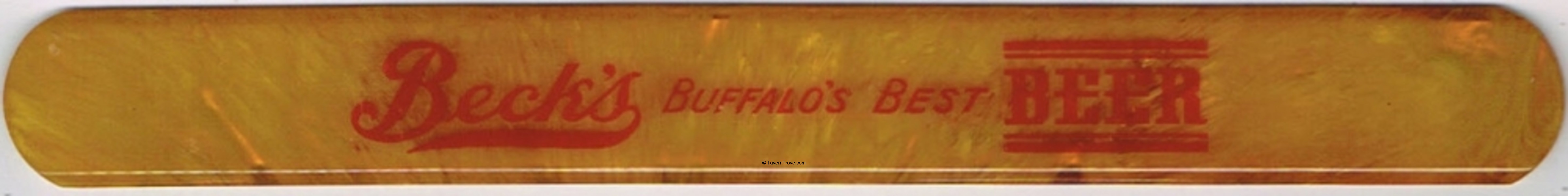 Item #87944 1935 Beck's Beer Foam Scraper