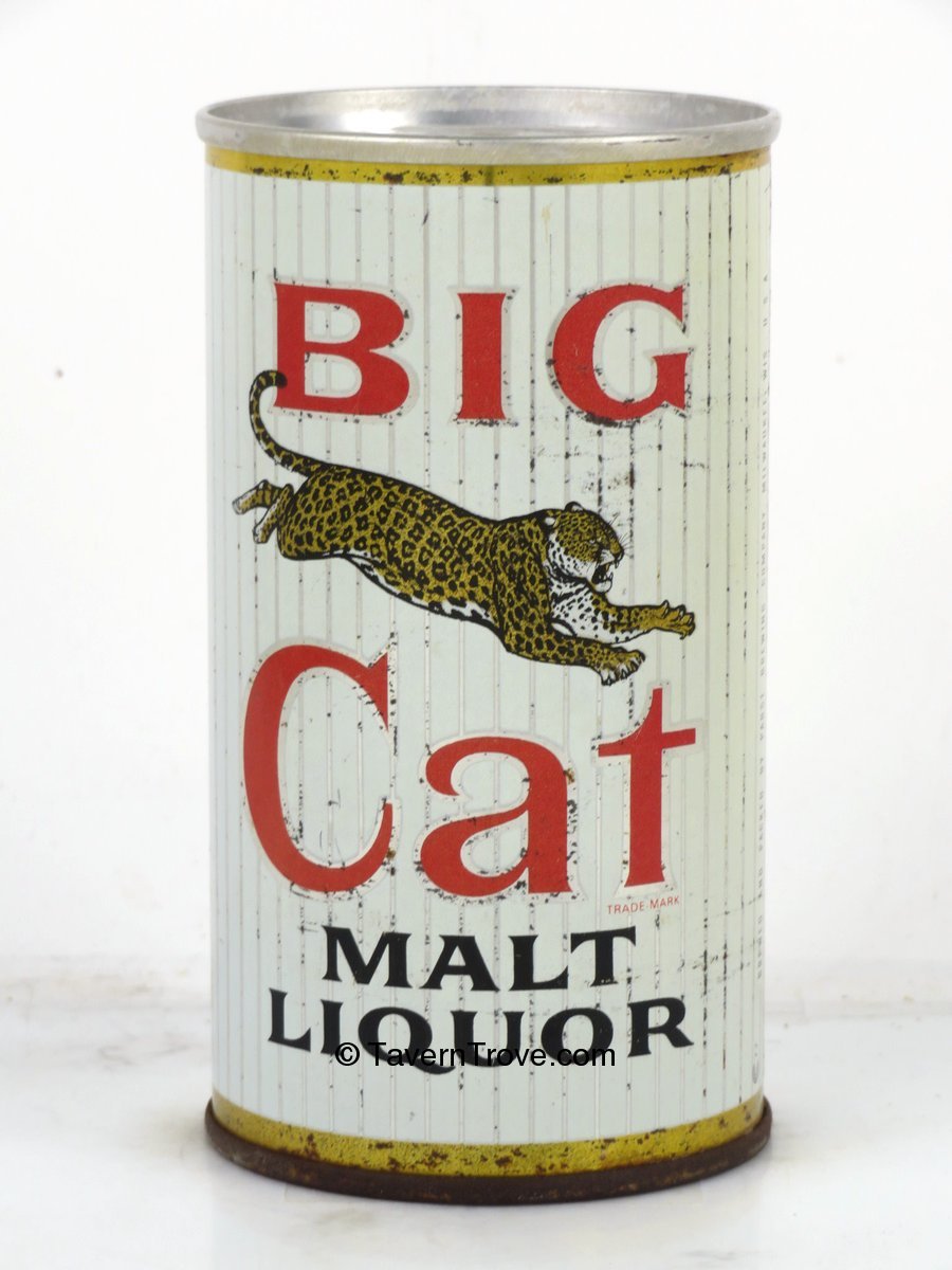 Item #1177 1970 Big Cat Malt Liquor Tab Top Can T39-32