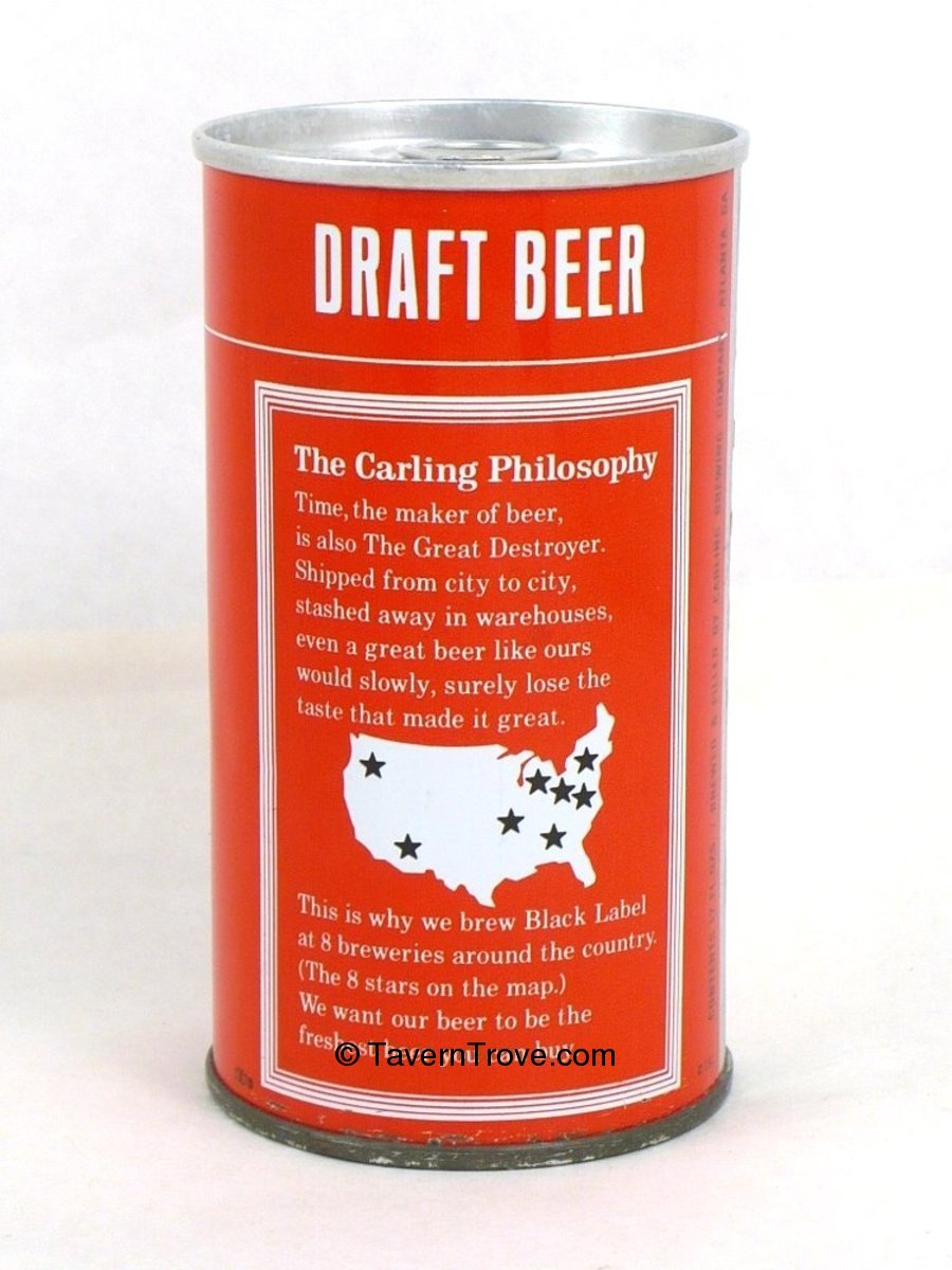 Item #88557 1964 Black Label Draft Beer Tab Top Can T41-04