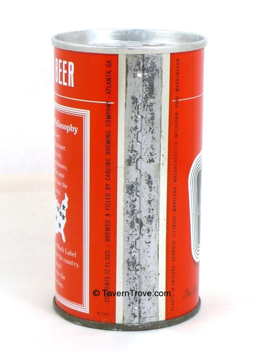 Item #88557 1964 Black Label Draft Beer Tab Top Can T41-04