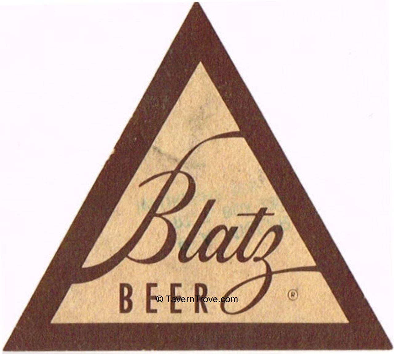 Item #78762 1952 Blatz Beer Label WI288