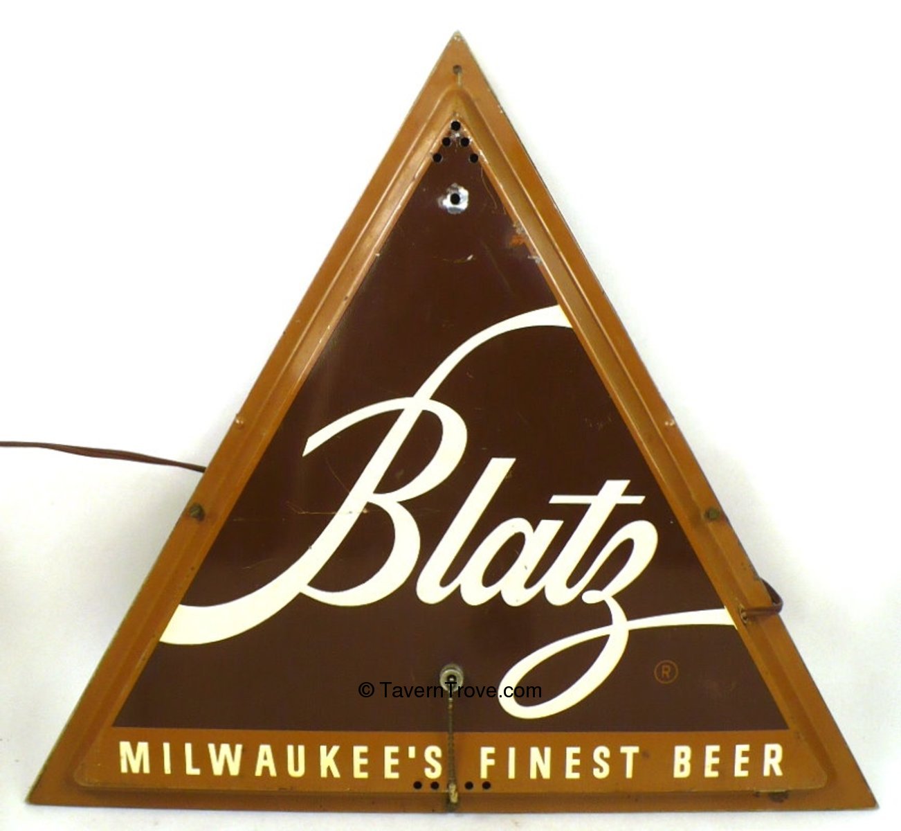 Item #87281 1953 Blatz Beer lighted sign Sign