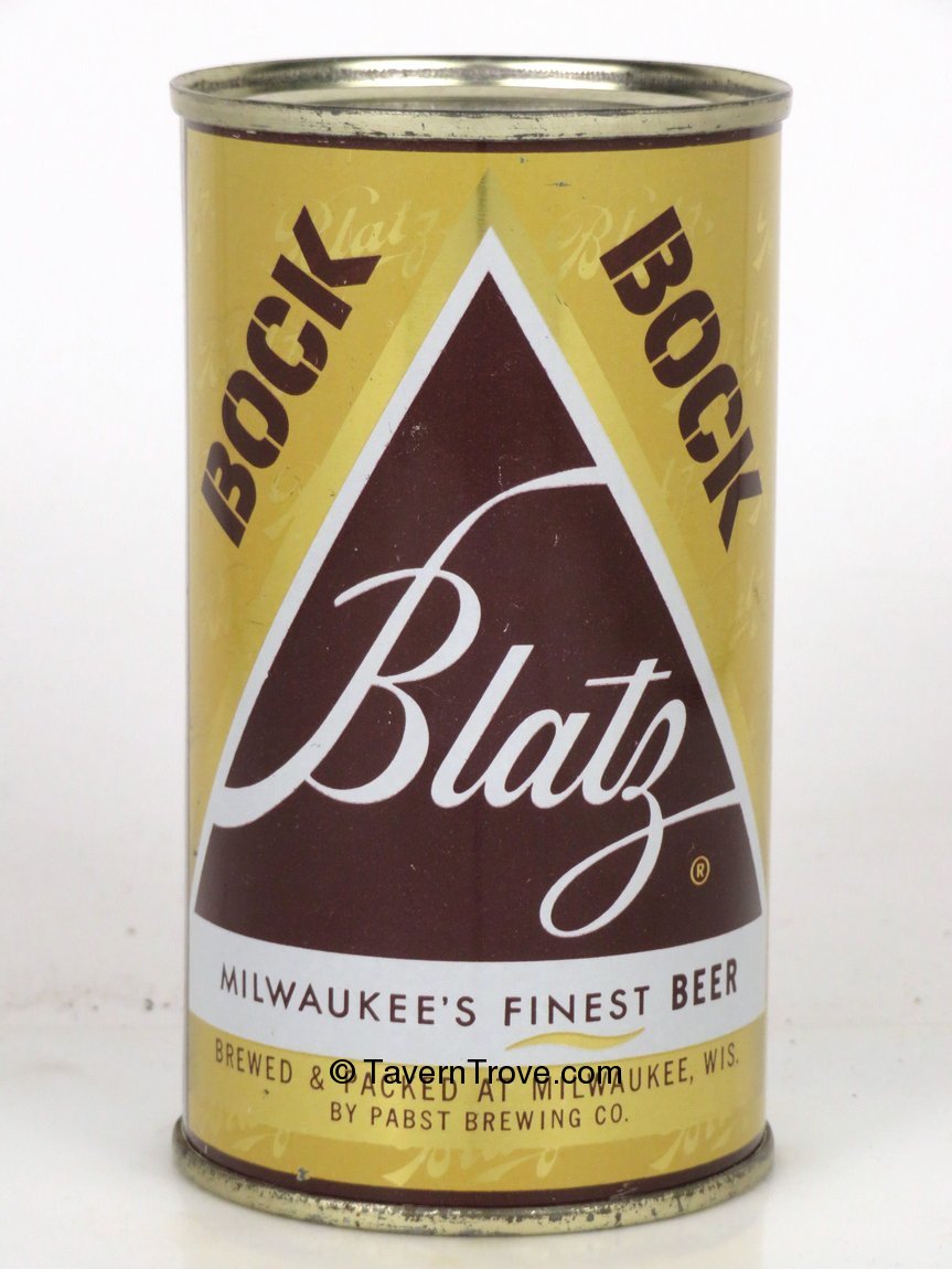 Item #4047 1957 Blatz Bock Beer Flat Top Can 39-23