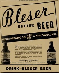 Bleser Brewing Company of Manitowoc, Wisconsin, USA - Tavern Trove