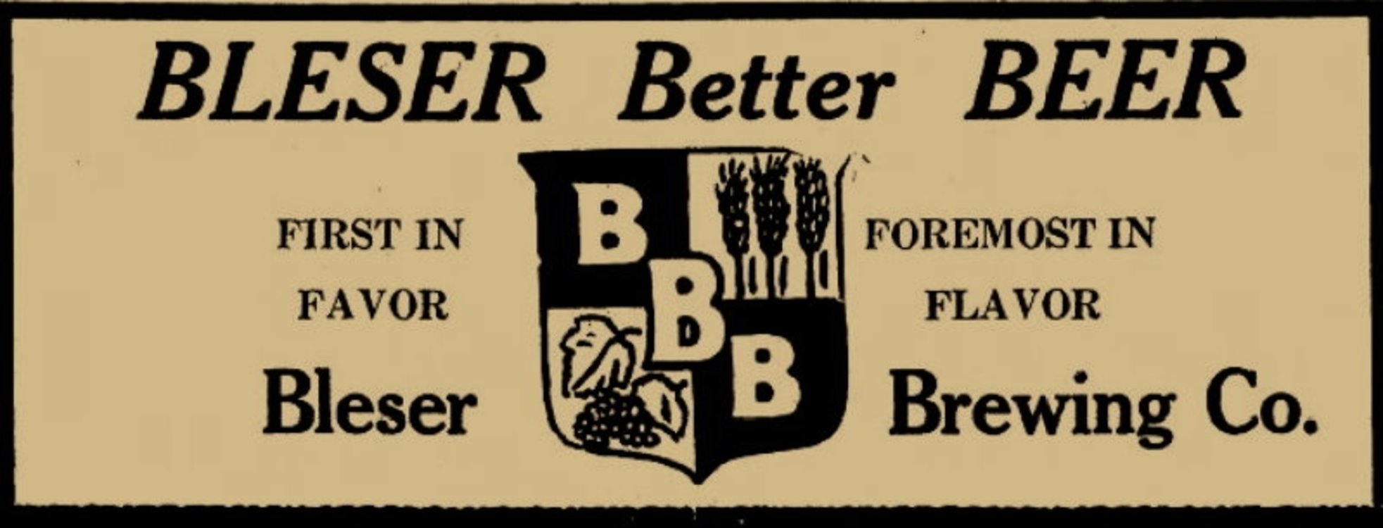 Bleser Brewing Company of Manitowoc, Wisconsin, USA - Tavern Trove