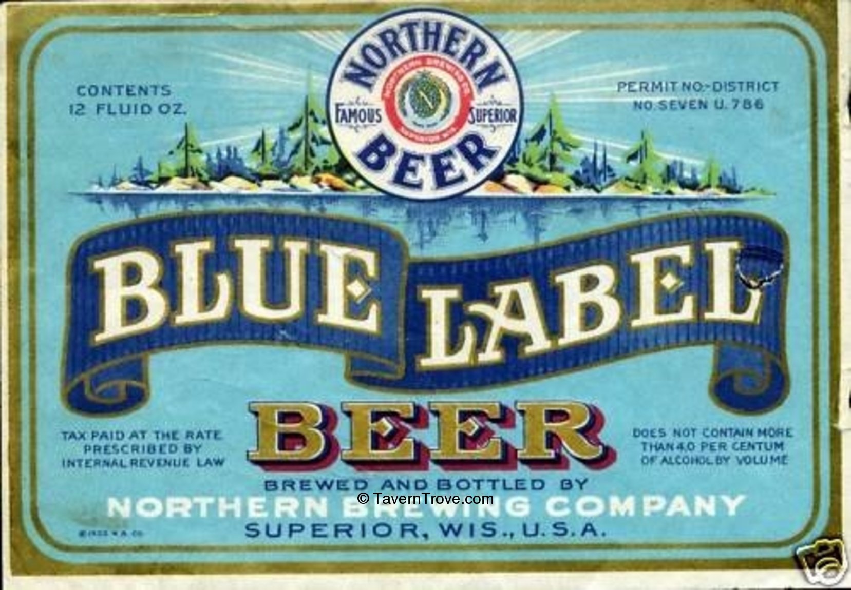 Blue Label Beer