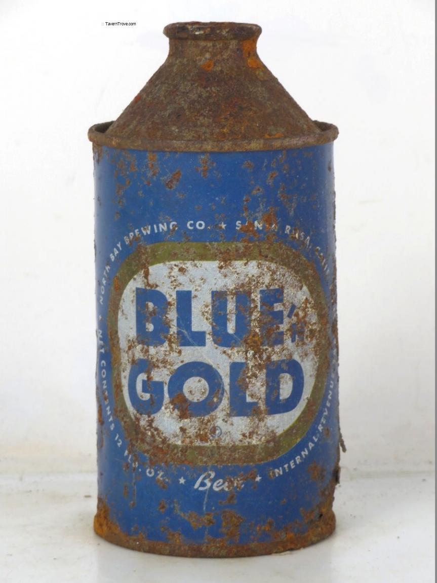 Item #88611 1948 Blue 'n Gold Beer Cone Top Can 163-15