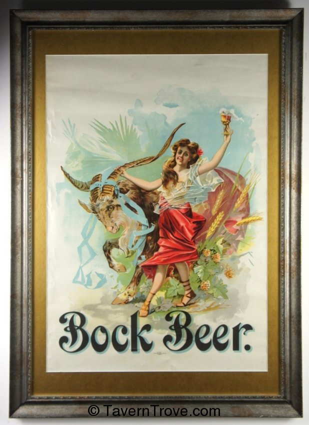 Item #83594 1910 Bock Beer Sample #140 Lithograph