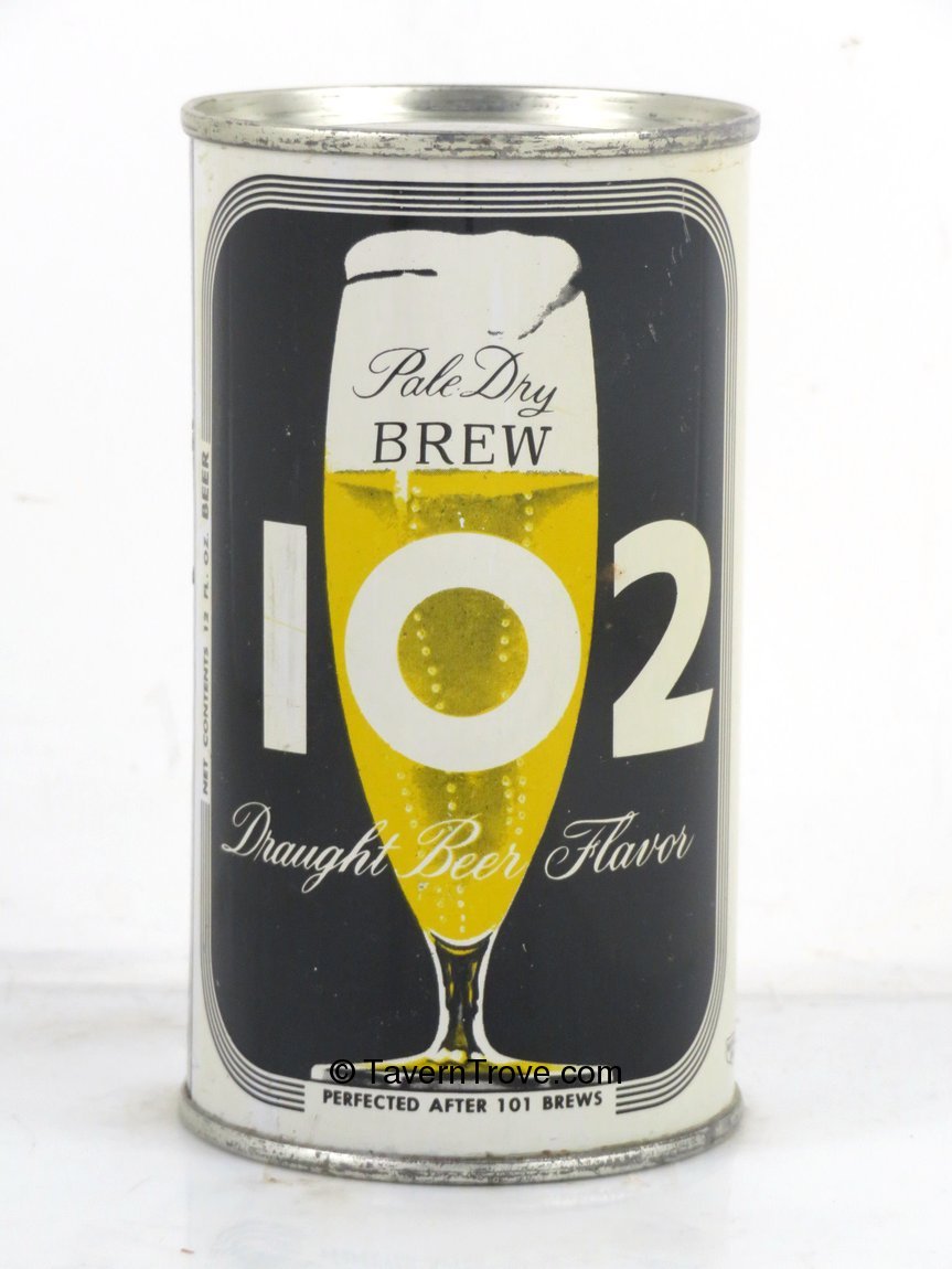 Item #98111 1958 Brew 102 Beer Flat Top Can 41-36.3b