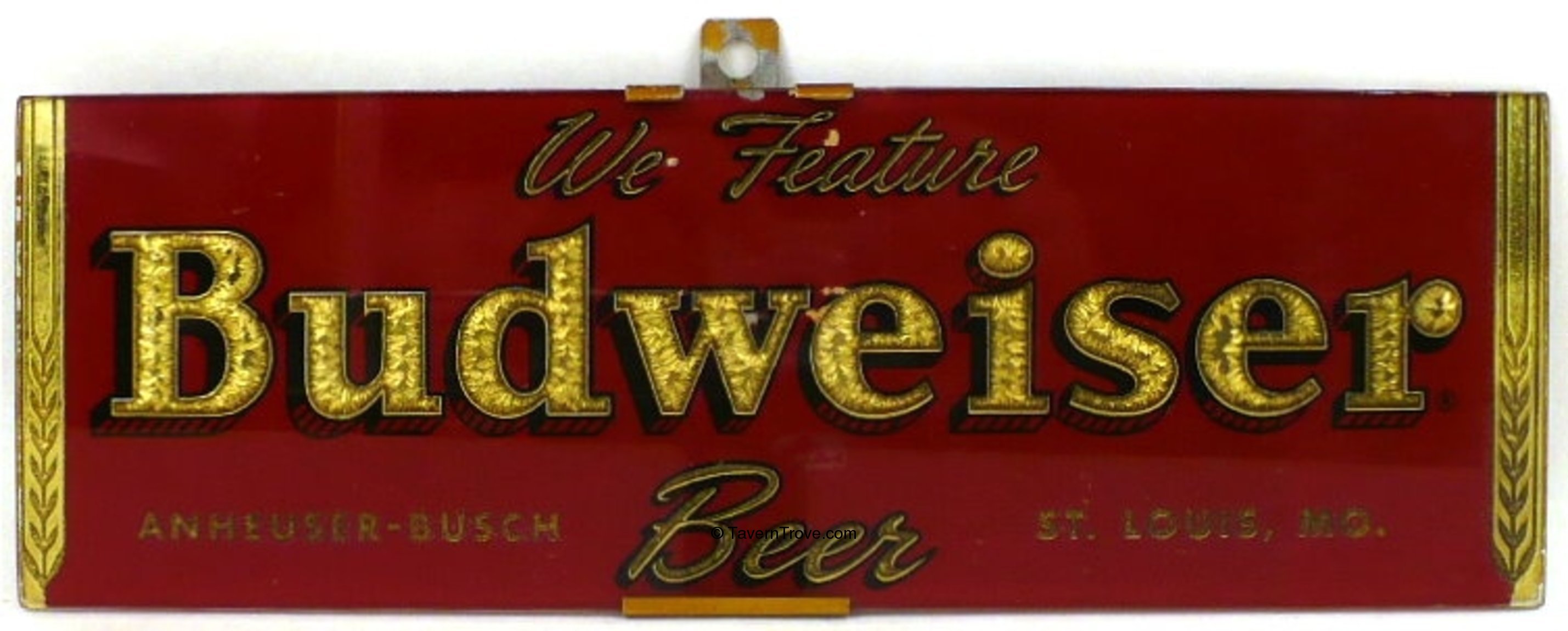 Budweiser Glass Sign Budweiser | Budweiser Brewing Group UK&I