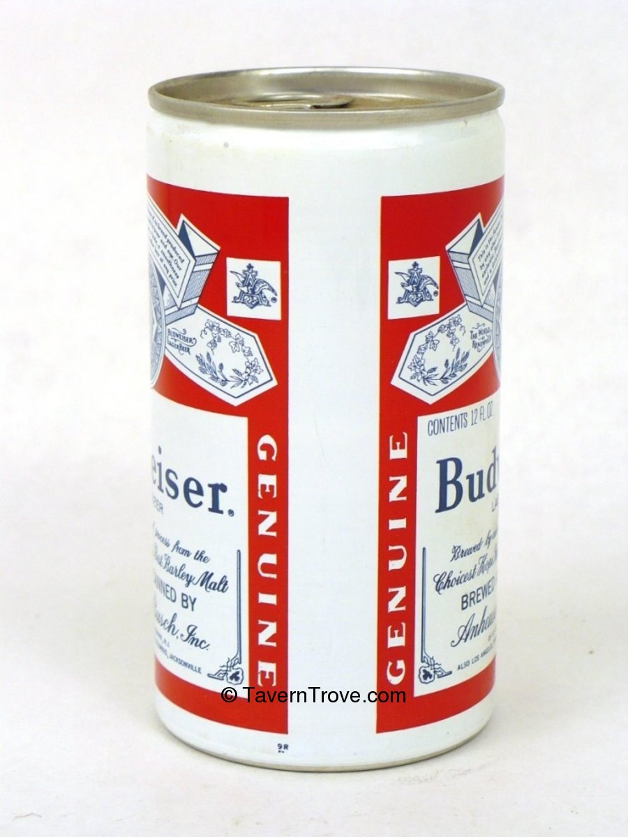 Item #88222 1969 Budweiser Lager Beer Tab Top Can T49-06