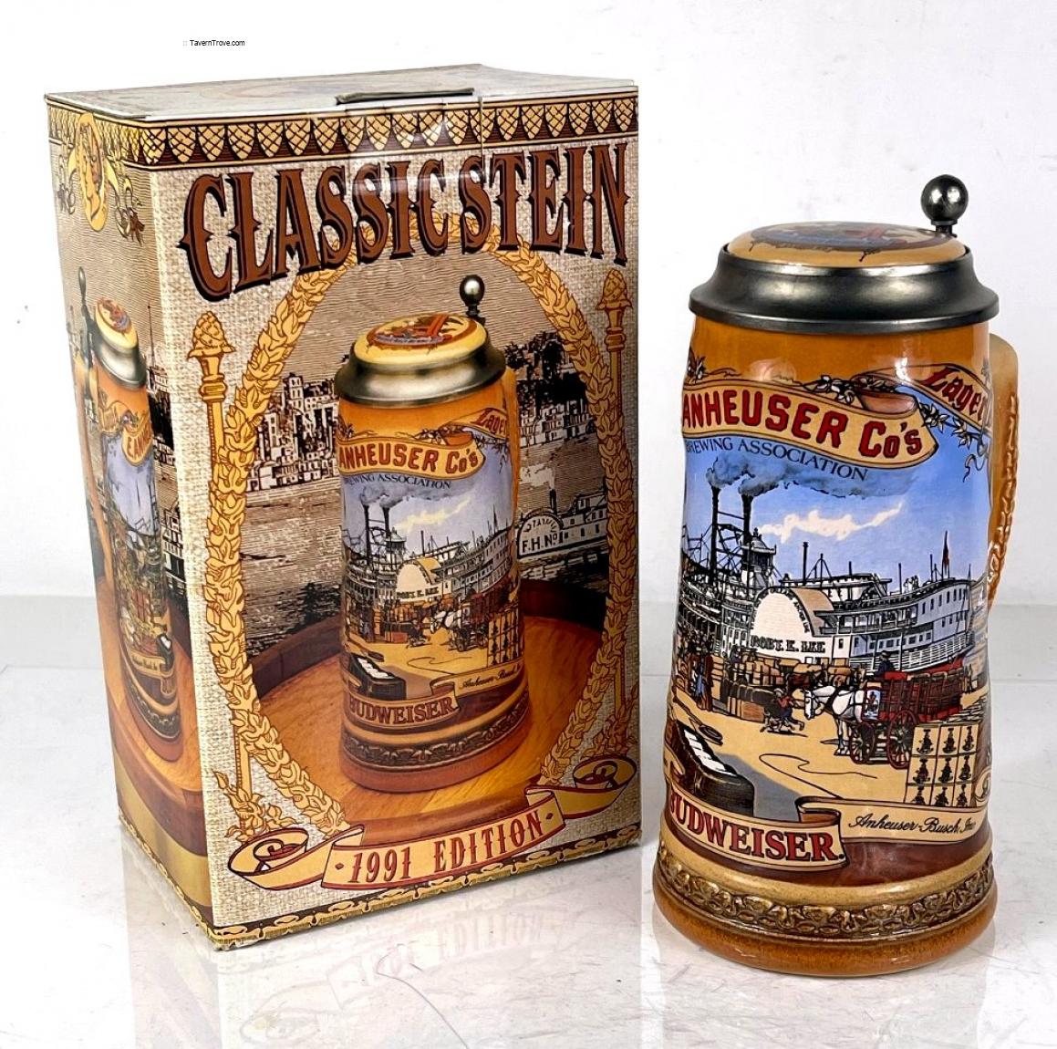 Item #36997 1991 Budweiser "Classic IV" Stein Stein CS130