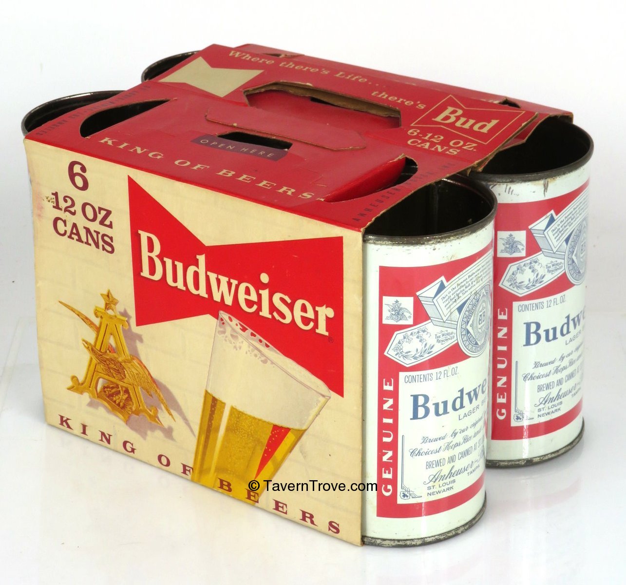 Item #35267 1959 Budweiser Beer six pack Six-pack Holder