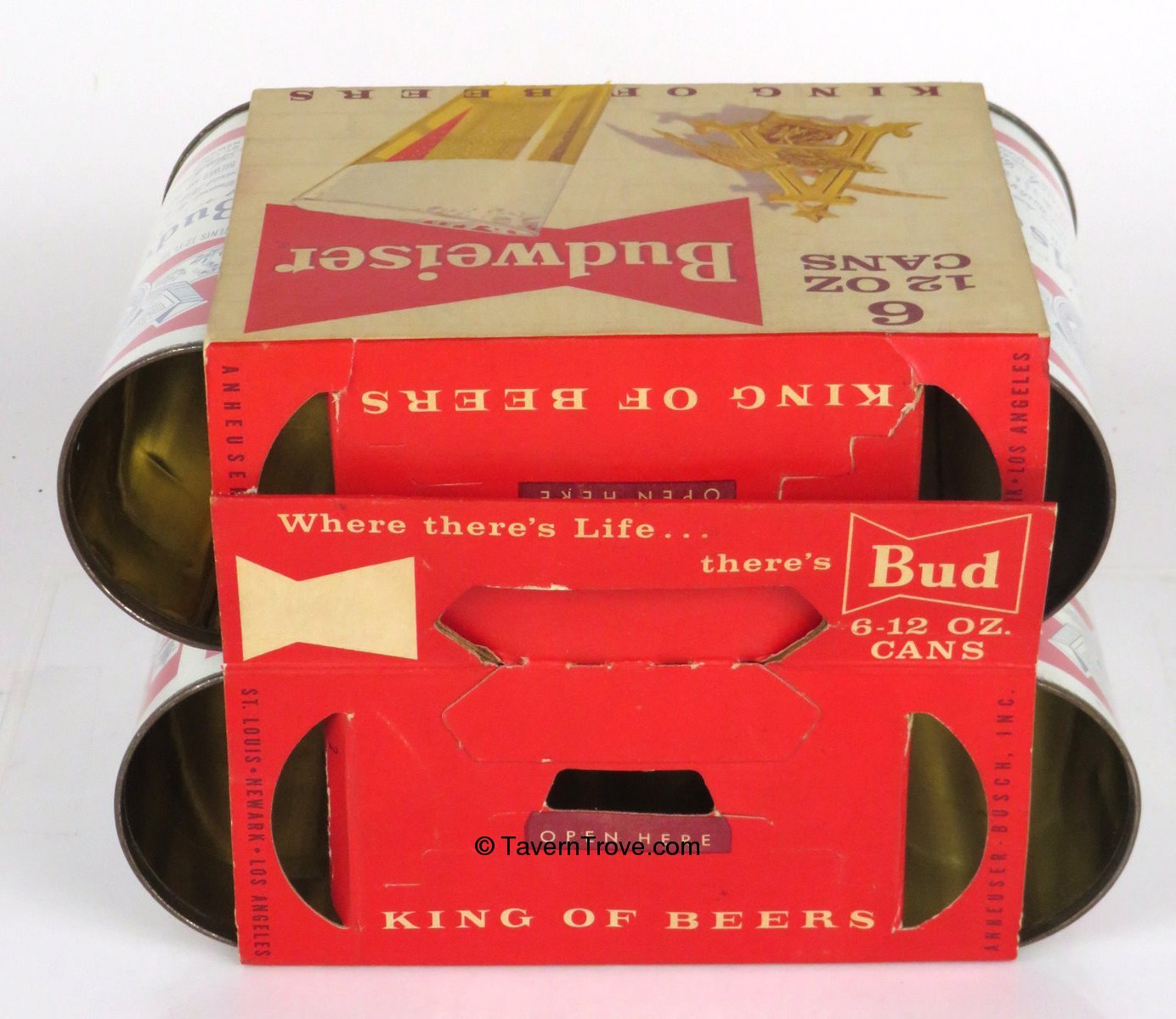 Item #35267 1959 Budweiser Beer six pack Six-pack Holder