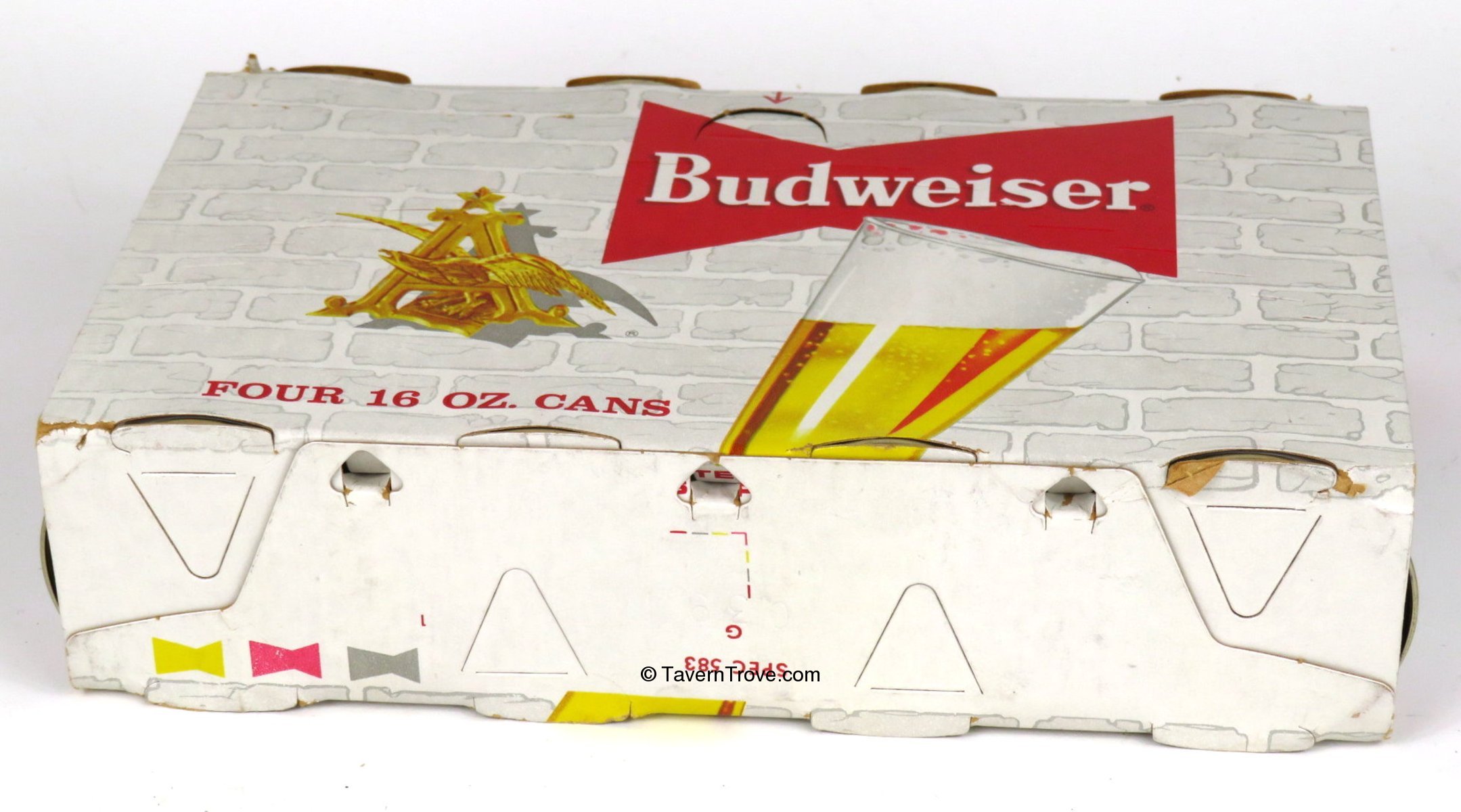 Item #94152 1972 Budweiser Lager Beer 4 pack Six-pack Holder 226-28