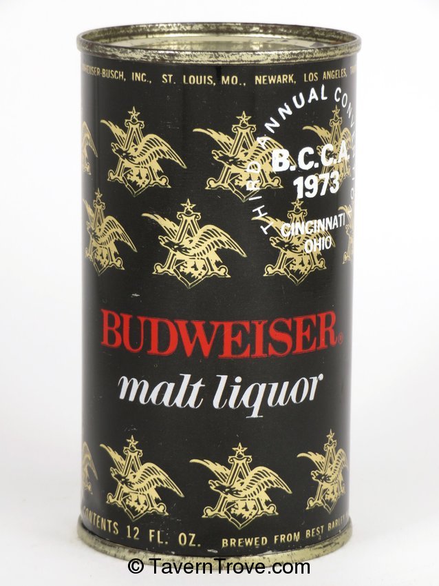 Item #58047 1973 Budweiser Malt Liquor 1973 BCCA 3rd Canvention Flat ...