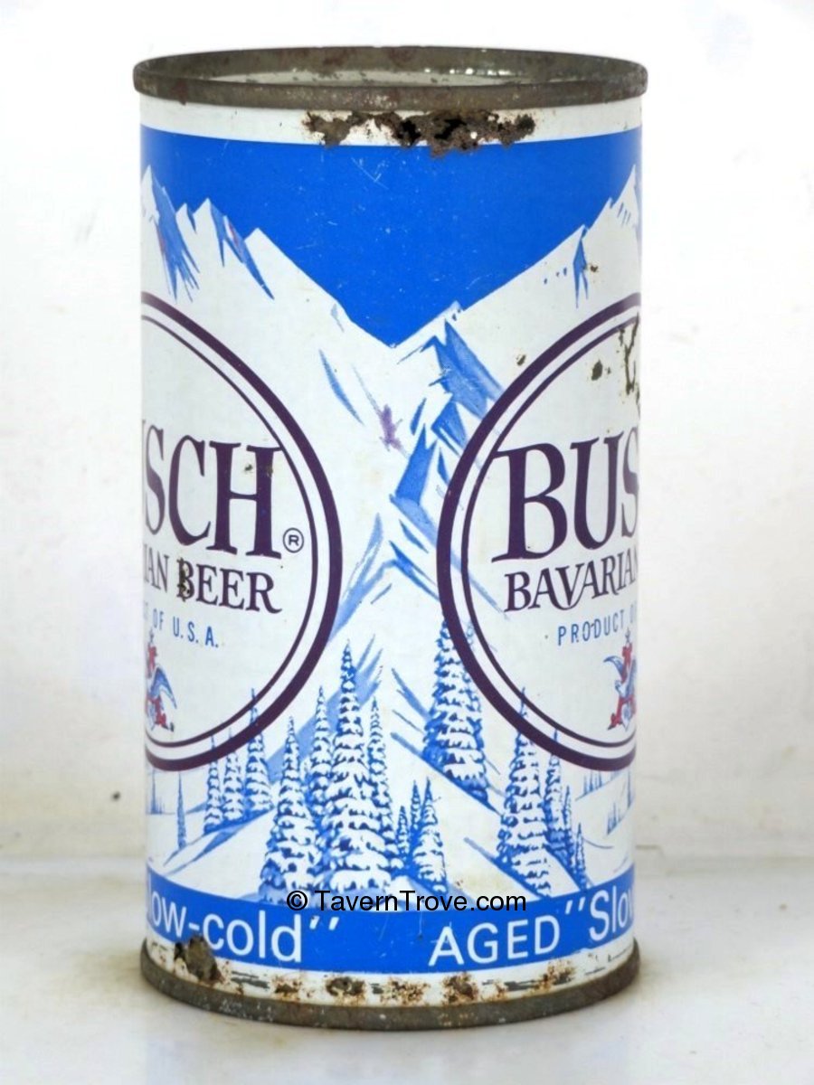 Item #1086 1964 Busch Bavarian Beer Flat Top Can 47-25