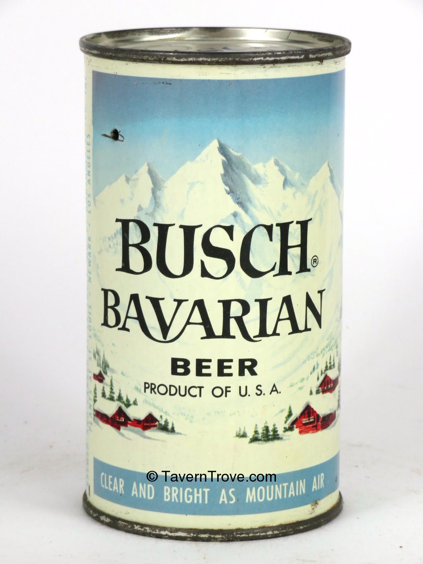 Item #14650 1956 Busch Bavarian Beer Flat Top Can 47-20