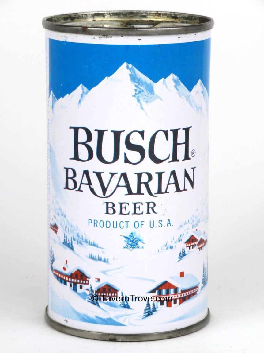 Item #15959 1958 Busch Bavarian Beer (73CW) Flat Top Can 47-23.1b