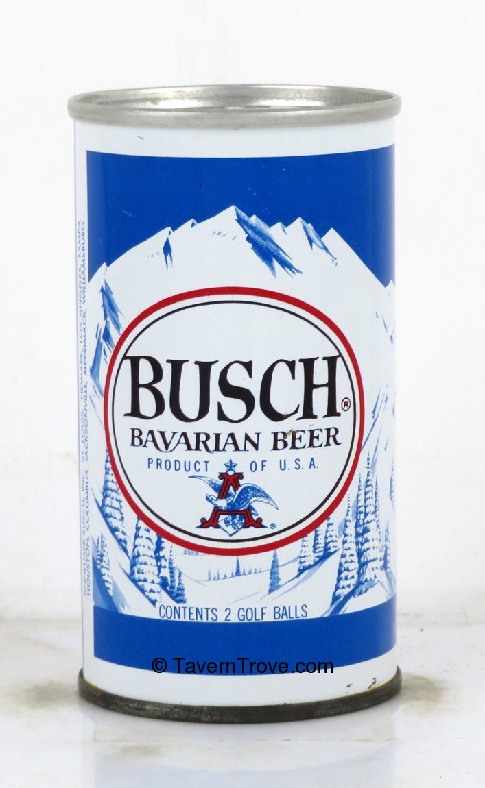 Item #96728 1978 Busch Bavarian Beer Golf Ball Can Tab Top Can