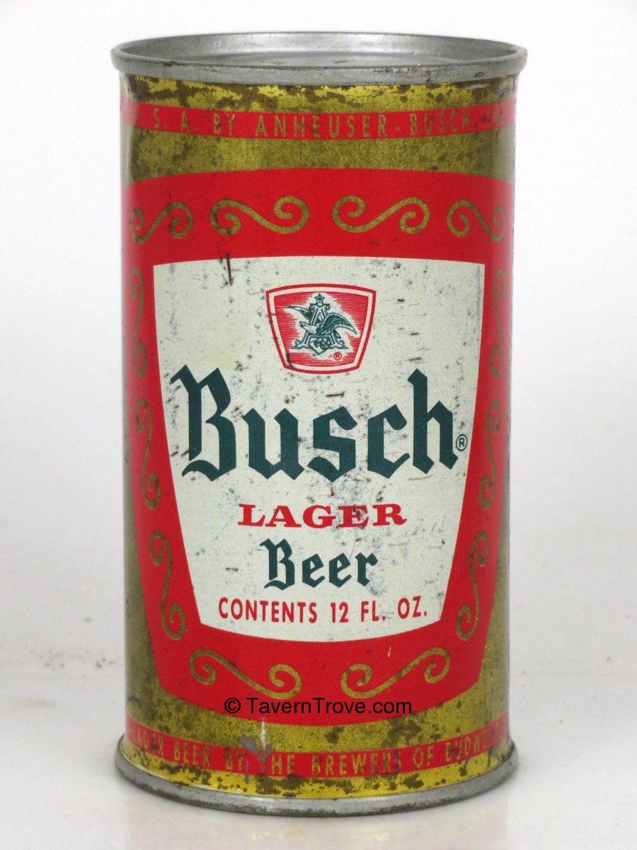 Item #10961 1955 Busch Lager Beer Flat Top Can 47-18