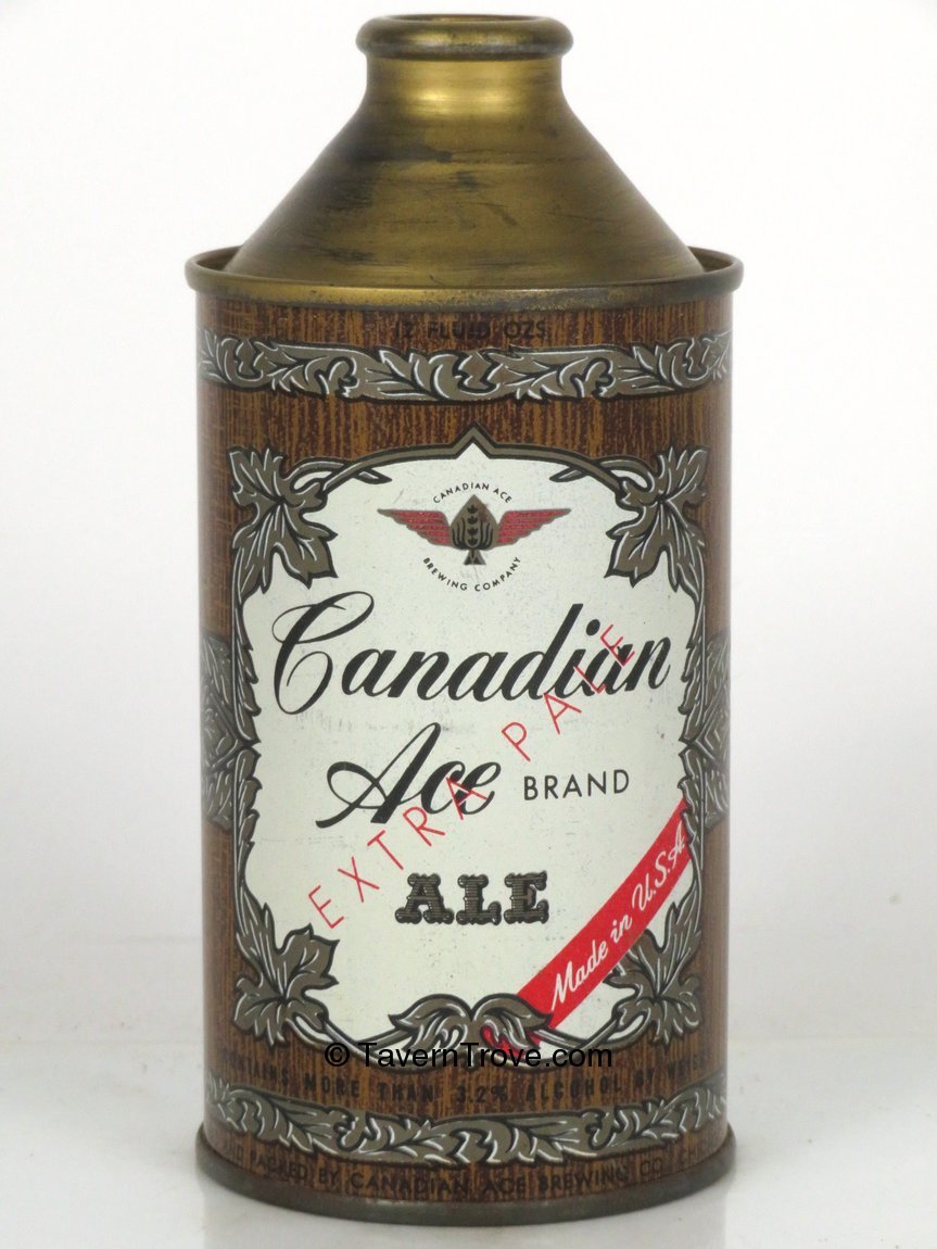 Item #53490 1952 Canadian Ace Ale Cone Top Can 156-11