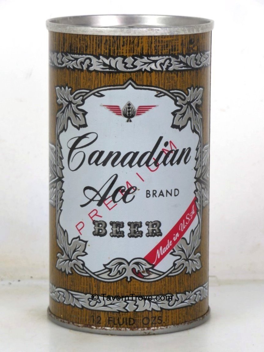 Item #32363 1969 Canadian Ace Premium Beer Tab Top Can T53-33