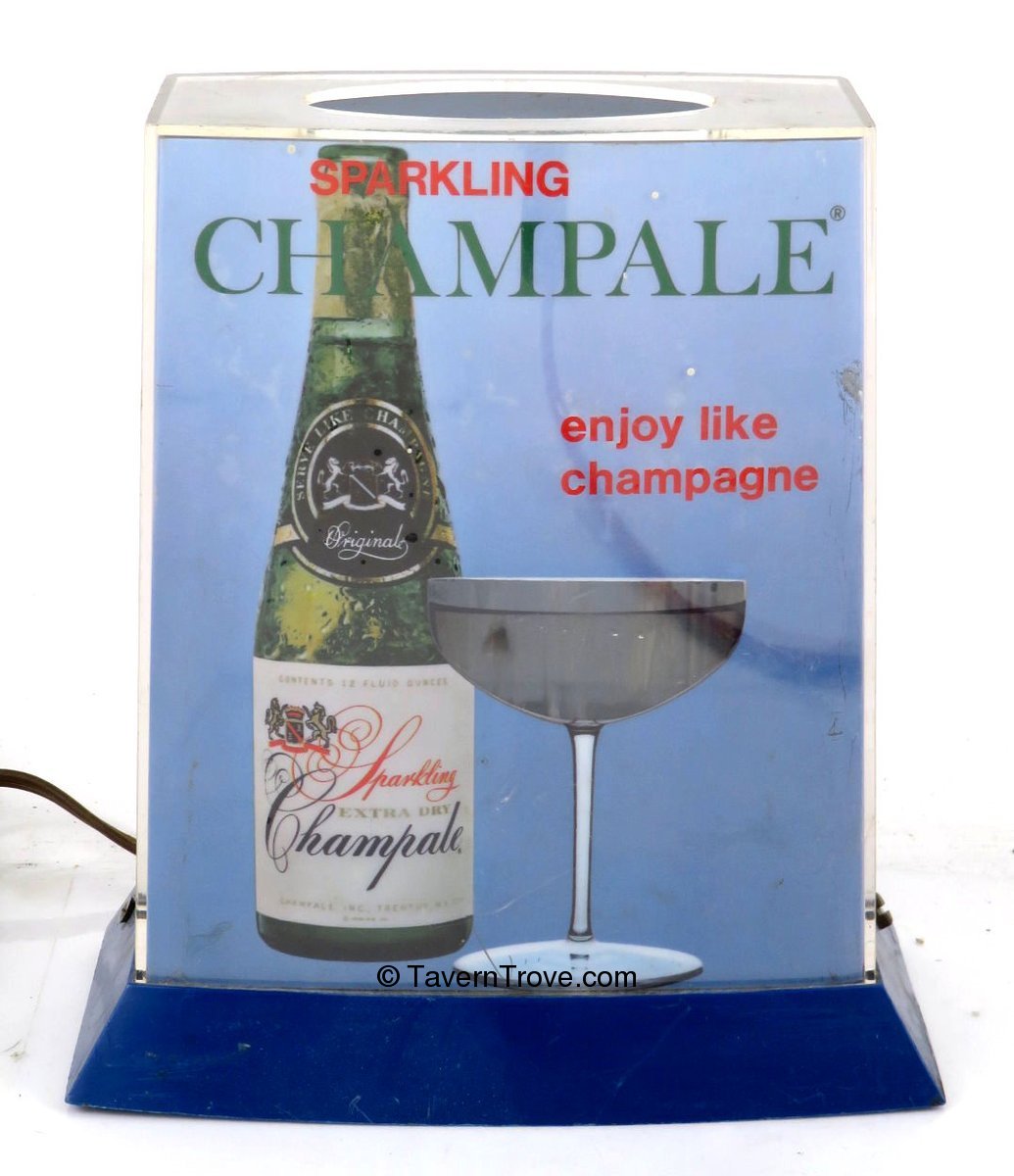 Item #96214 1972 Champale Malt Liquor Bubbler Sign Backbar Sign