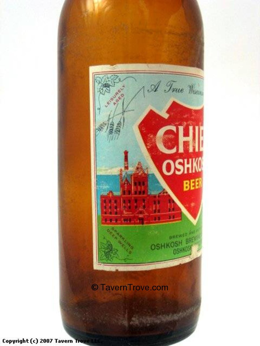Item #29347 1958 Cheif Oshkosh Beer Bottle