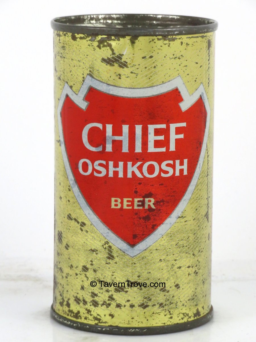 Item #59870 1958 Chief Oshkosh Beer Flat Top Can 49-26