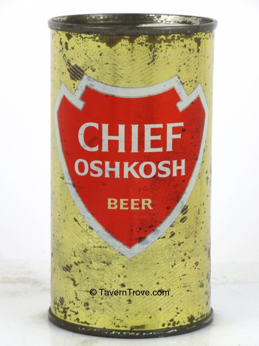 Item #59870 1958 Chief Oshkosh Beer Flat Top Can 49-26