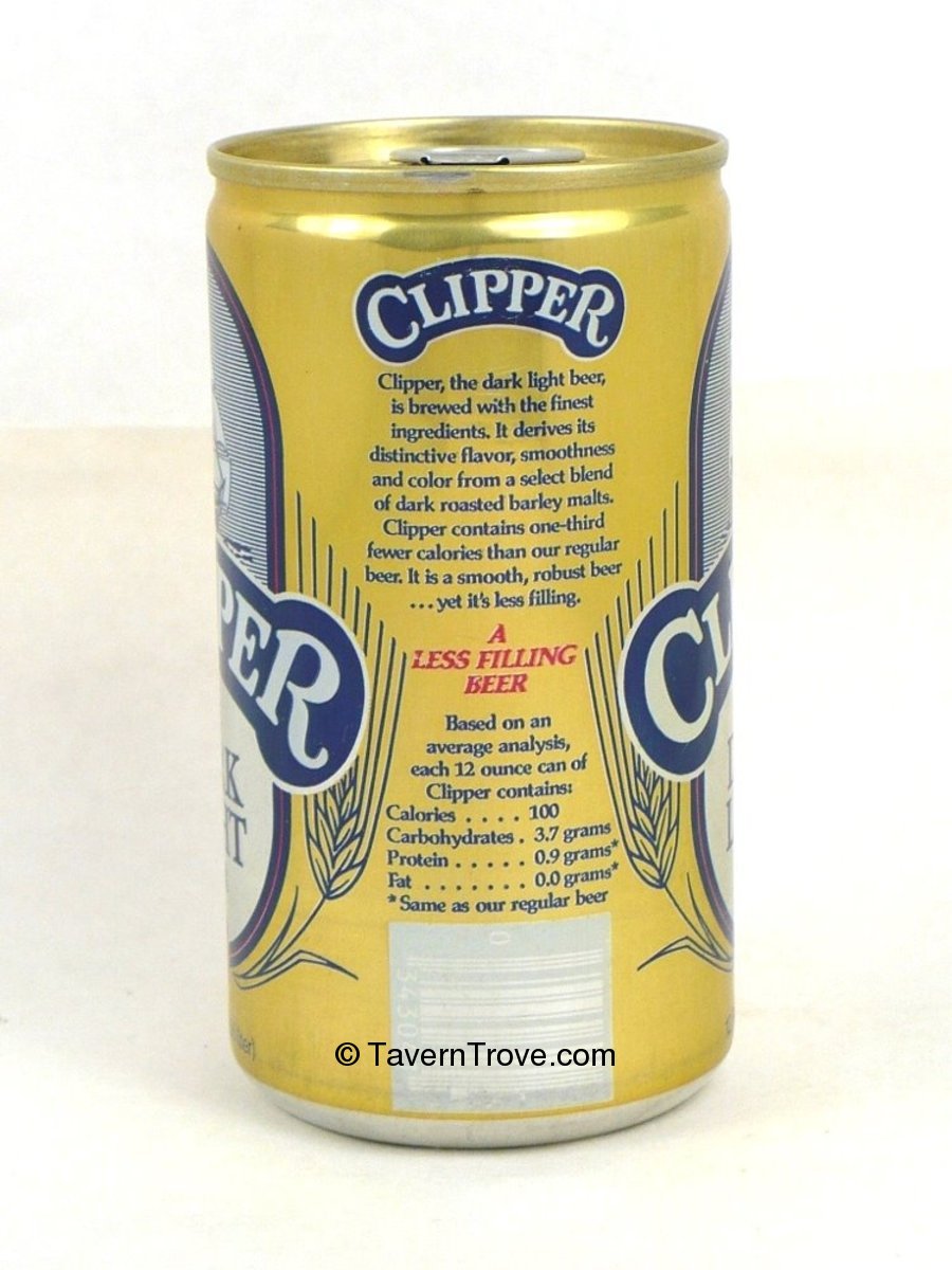 Item #20811 1978 Clipper Dark Light Beer Tab Top Can No Ref.